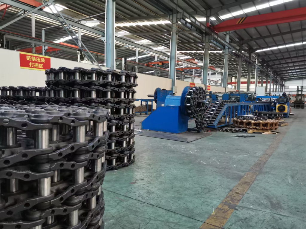 Track Chain Assembly for Bauer Rotary Drilling Rig - drillingtrackparts.com