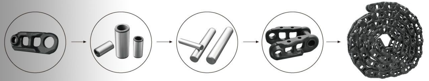 IMT A215 Track Chain Assy for Piling Rig