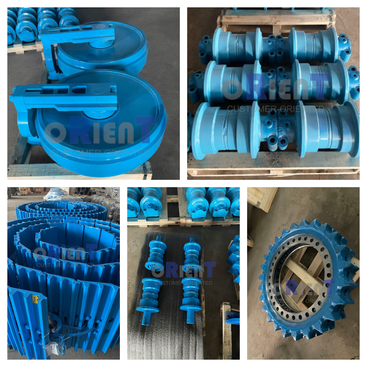 Spare parts undercarriage parts for FURUKAWA HRC1800 drilling rig ...